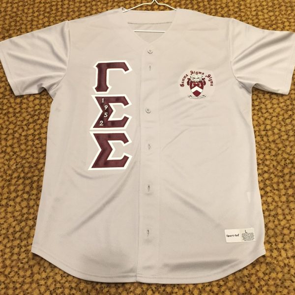 Gamma Sigma Sigma Grey Baseball Jersey – Young Ryder